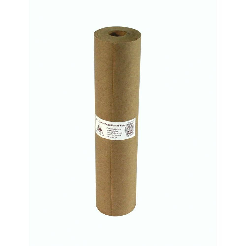TRIMACO Easy Mask 12 in. x 180 ft. Brown General Purpose Masking Paper ...