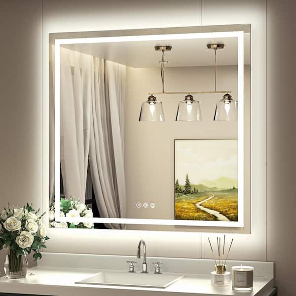 Have a question about TETOTE 36 in. W x 36 in. H Rectangular Frameless ...