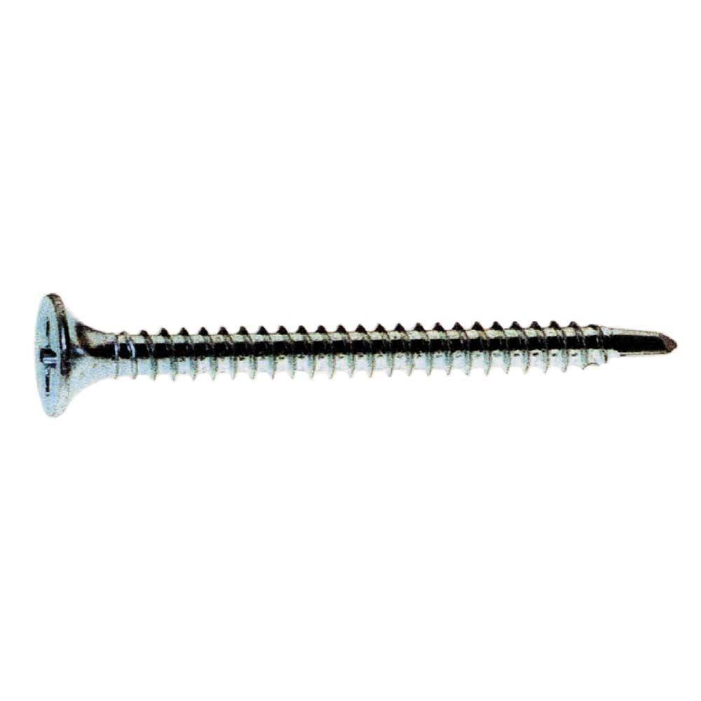 Pro-Twist #8 x 2-5/8 in. Phillips Bugle-Head Self-Drilling Screws (100 ...