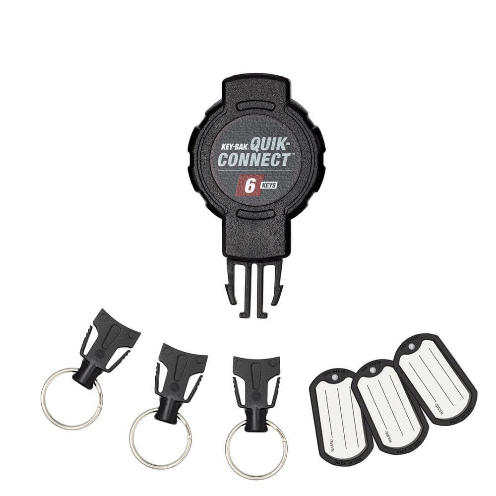 KEY-BAK Quik-Connect 6 Key Capacity Key Management Removable and ...