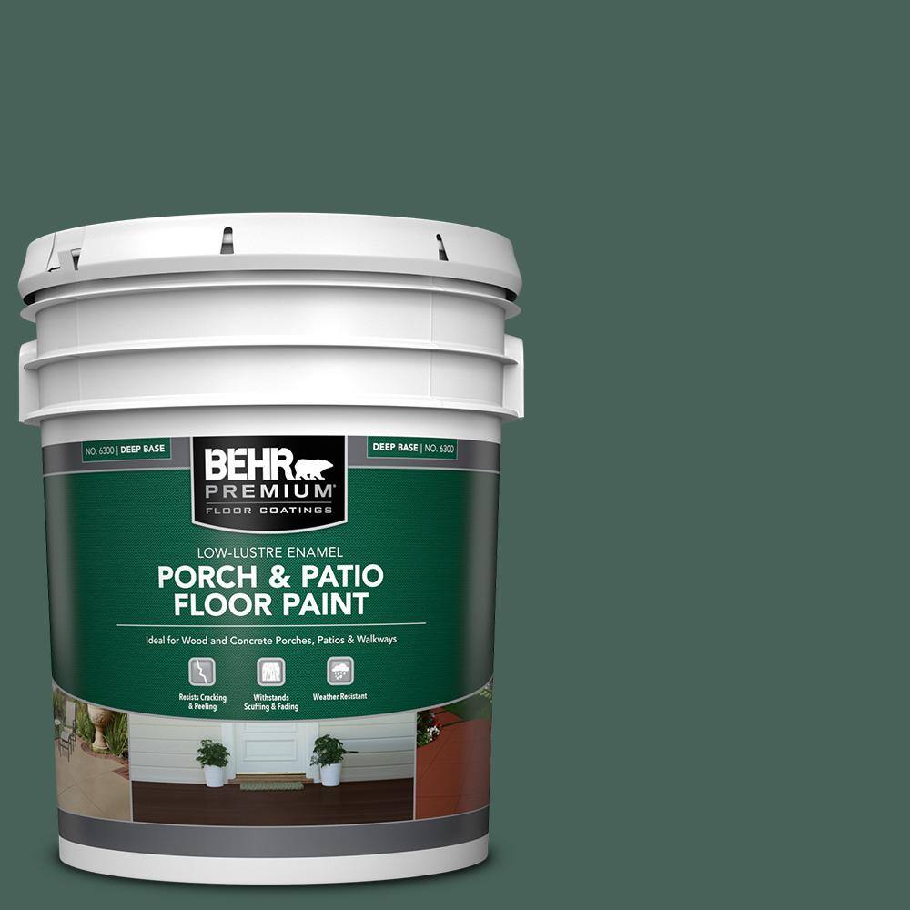 BEHR PREMIUM 5 gal. #T18-20 Equilibrium Low-Lustre Enamel Interior ...