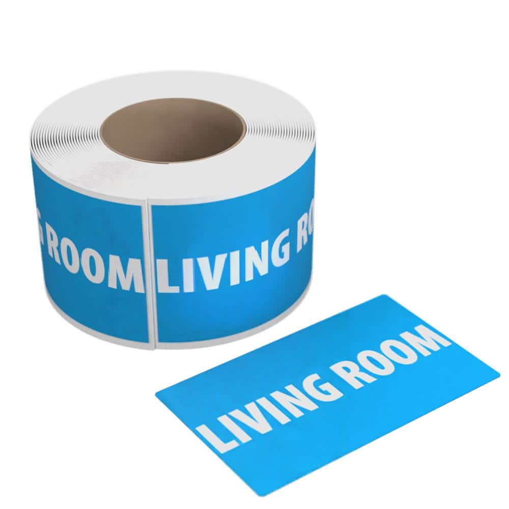 Pratt Retail Specialties 3 in. x 5 in. Living Room Moving Labels (250 ...