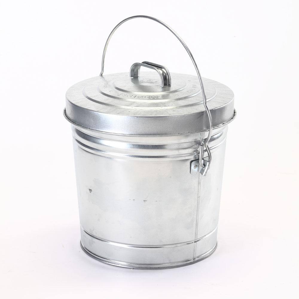 BIRDS choice Galvanized Steel Locking Lid Seed Can with Lid-6 Gal. SC6 ...