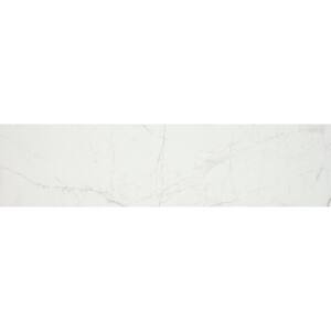EMSER TILE Sterlina White 23.62 in. x 47.24 in. Matte Marble Look ...