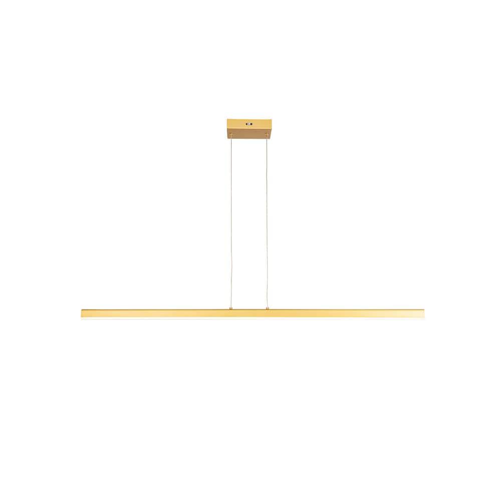 JC TOPA Minimalist 1-Light dimmable Integrated LED Gold Aluminum sleek ...