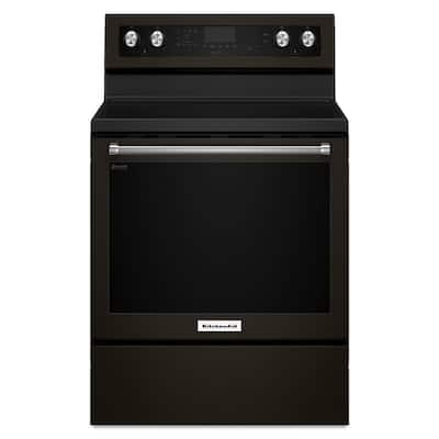 KitchenAid 20 cu. ft. French Door Refrigerator in PrintShield Black ...
