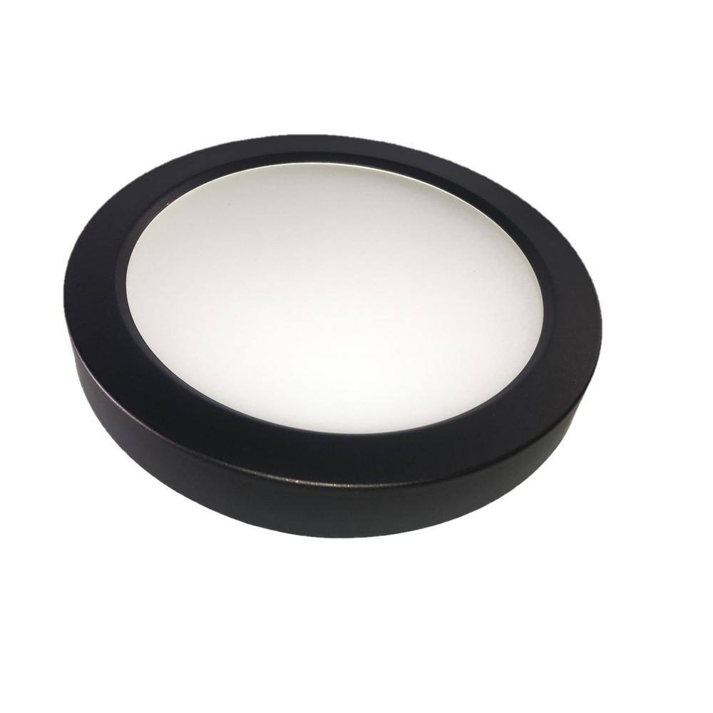 AMAX LIGHTING K Series 5.5 in. 9-Watt 3000K Edge Lit Bronze Finish ...