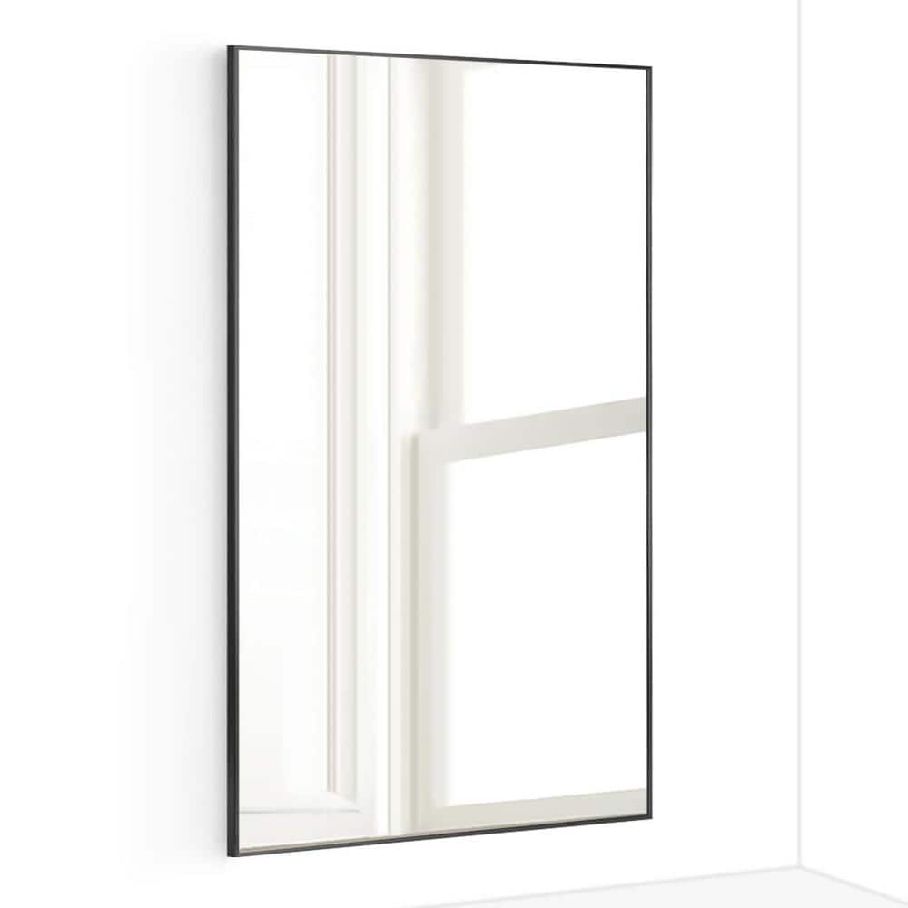 Elevens 65 in. x 30 in. Wide Modern Rectangle Metal Framed Full Length ...