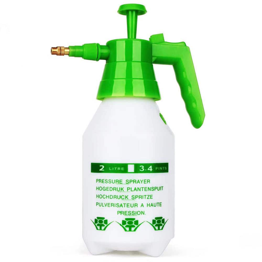 Oyezvary 0.5 gal. Garden Pressure Pump Sprayer with Safety Value ...