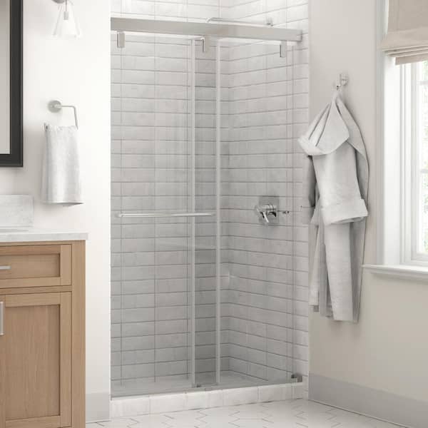 Delta Simplicity 48 X 71 1 2 In Frameless Mod Soft Close Sliding