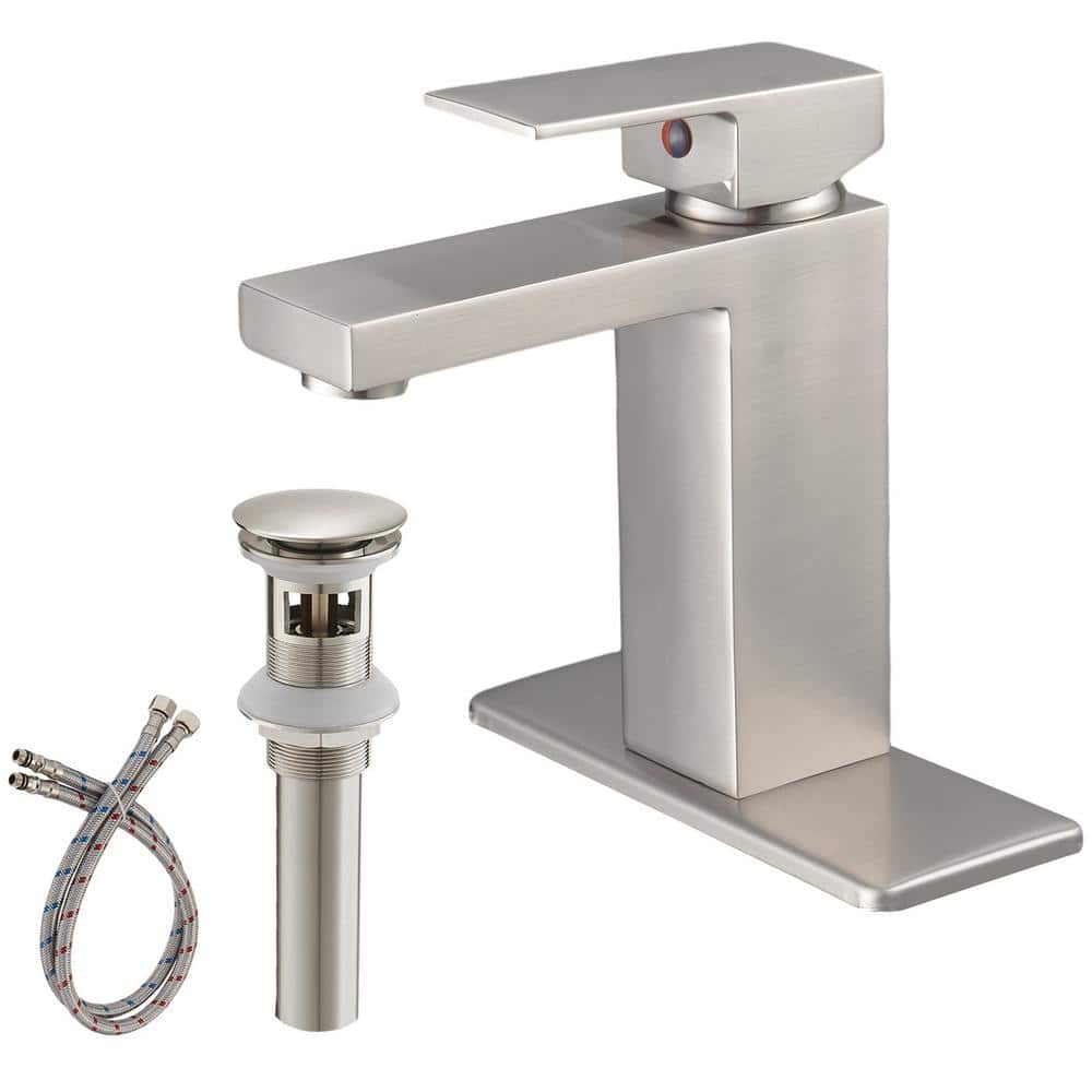 Reviews for matrix decor Single Handle Single Hole Bathroom Faucet With ...