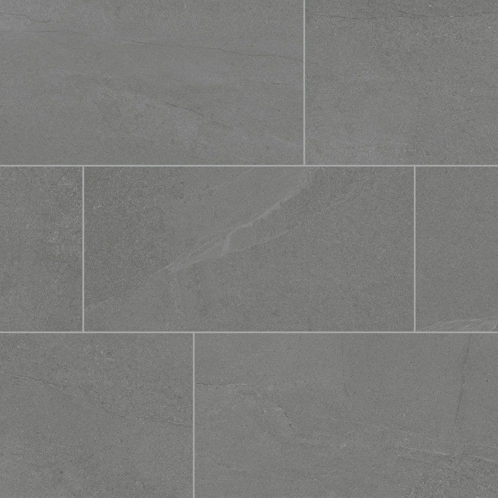Daltile Calgary Armor 12 in. x 24 in. Matte Porcelain Floor and Wall ...