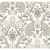 York Wallcoverings 60.75 sq. ft. Plume Dynasty Unpasted Wallpaper ...