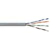 Syston Cable Technology 1,000 ft. 24-Gauge Gray 4-Pair 8-Conductor Solid UTP Plenum Cat 5E Cable ...