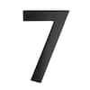 Architectural Mailboxes 4 in. Black Floating House Number 7 3582B-7 ...