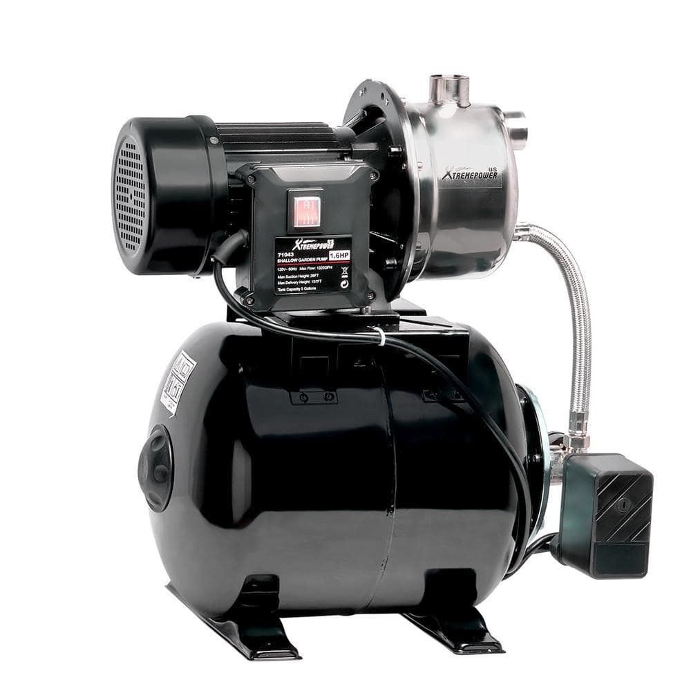 XtremepowerUS 1.6 HP 1320 GPH Automatic Garden Lawn Farm Irrigation ...