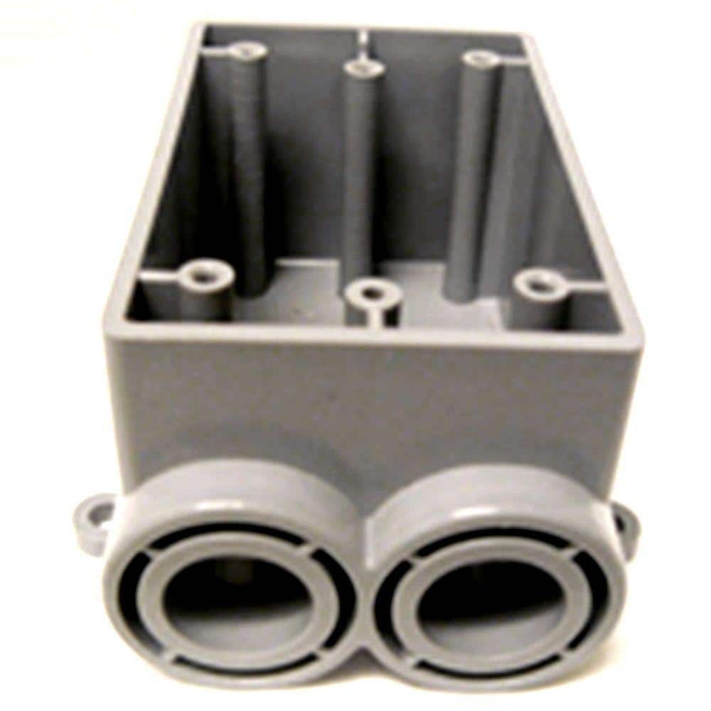 Cantex 1-Gang FSS Electrical Box - Gray R5133540 - The Home Depot