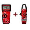 Milwaukee Digital Multimeter with 400 Amp Clamp Meter Value Bundle 2216 ...