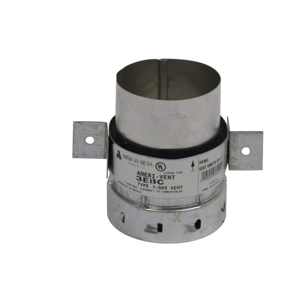 American Metal Products Type B Gas Vent 3in. Diameter Bucket Support ...