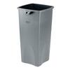 Rubbermaid Commercial Products Untouchable 23 Gal. Grey Square Trash ...