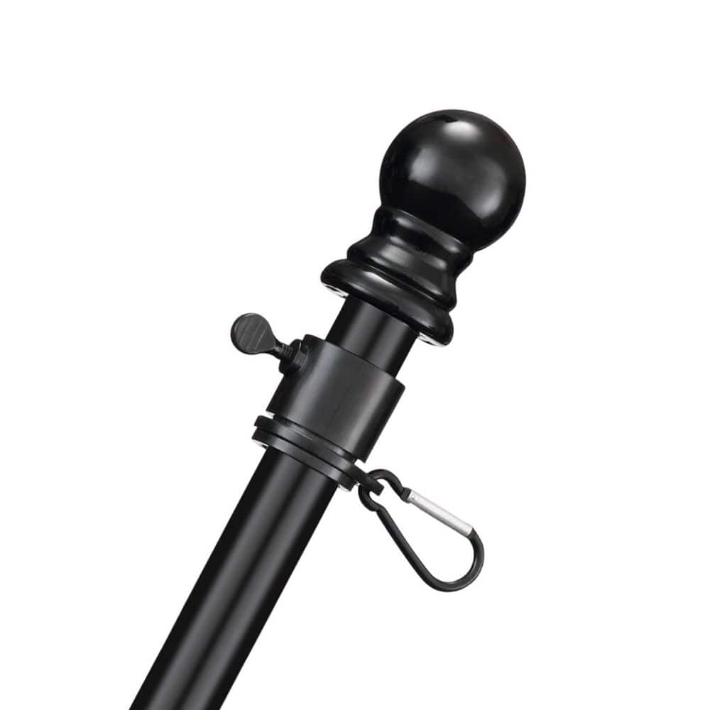 Misopily 6ft Adjustable 1 in. Stainless Steel Heavy Duty Flagpole Kit ...