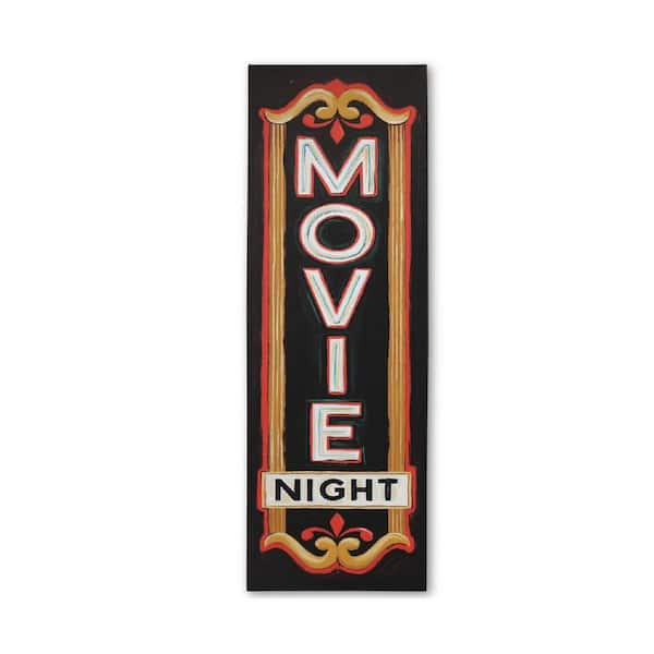 7 in. x 23 in. Multicolor Metal Work with Movie Tickets 25 Cents ...