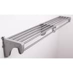 EZ Shelf Expandable DIY Closet Shelf & Rod 41 in - 74 in W, White ...