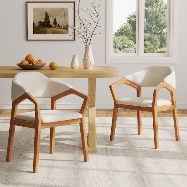 CHRISTOPHER KNIGHT HOME Brisa Beige Chenille Upholstered Armchair with ...