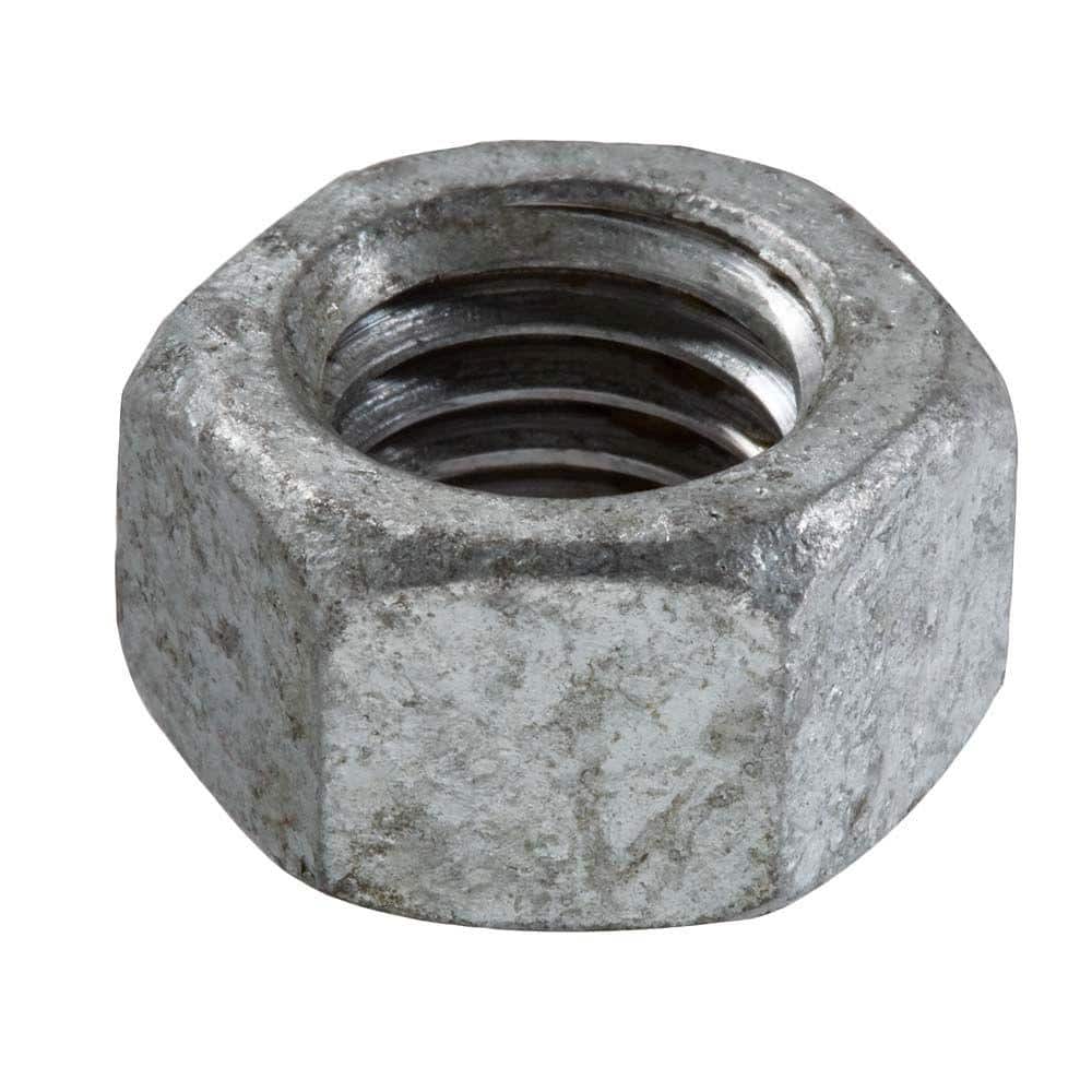 Everbilt 3/4 in. Galvanized Hex Nut 19640 - The Home Depot
