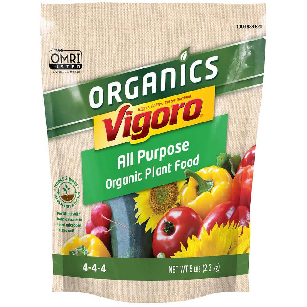 Vigoro 5 lbs. All Purpose Organic Plant Fertilizer 12370-6 - The Home Depot