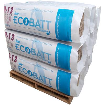 R13 - Unfaced - 2x4 Wall - Insulation - Building Materials - The Home Depot