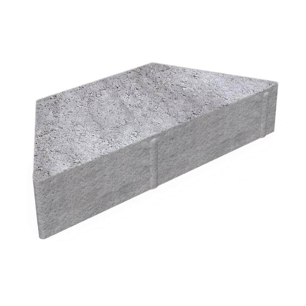 Oldcastle 12 in. x 5 in. x 2.36 in. Half Hexagon Rio Concrete Paver ...