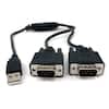 Micro Connectors, Inc USB to Dual Serial DB9 Adapter Windows 10/Win 8/7 ...