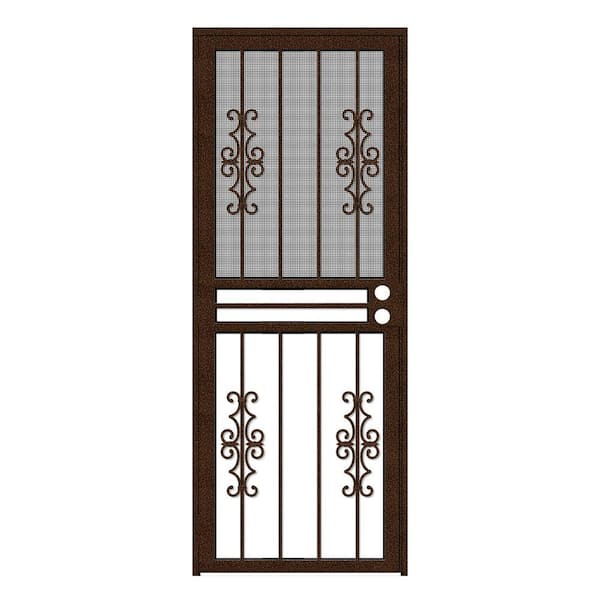 Unique Home Designs 32 in. x 80 in. Watchman Duo Copperclad Recessed ...