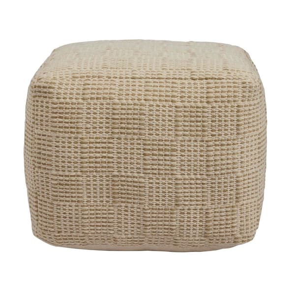 Pouf natural woven ottoman store