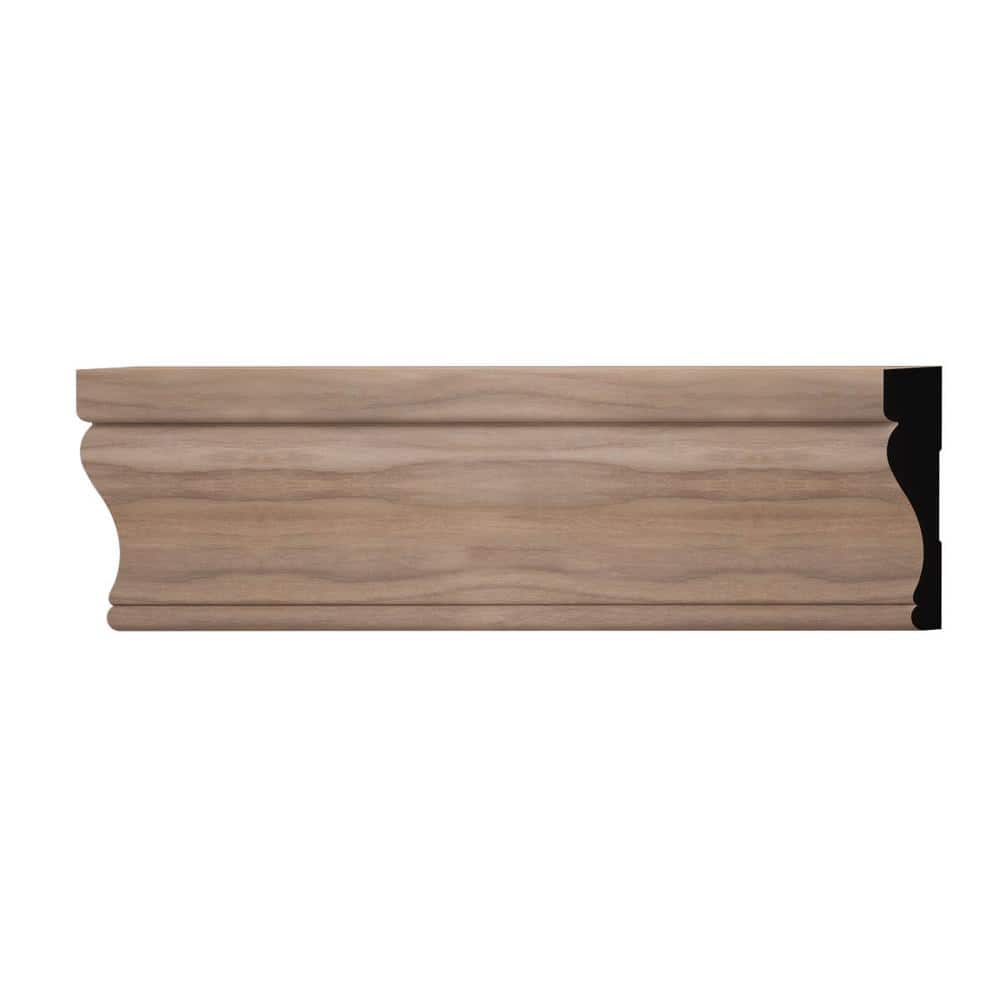 Ekena Millwork WM350 0.69 in. D x 3.5 in. W x 6 in. L Wood (Walnut ...