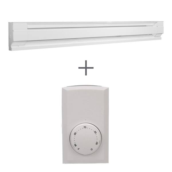 Cadet 72 in. 240/208-volt 1,500/1,125-watt Electric Baseboard Heater in ...