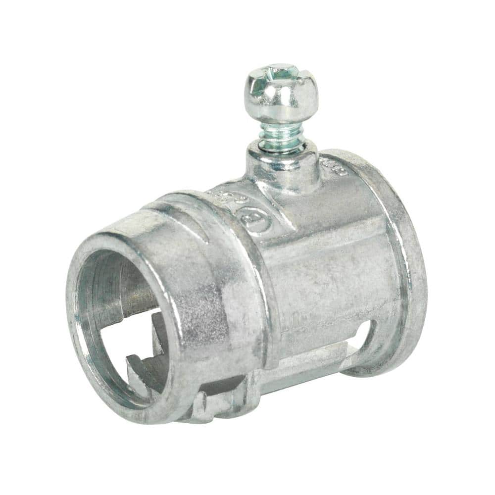 BRIDGEPORT 1/2 in. Quick Install EMT Connectors (50-Pack) 1701-DC