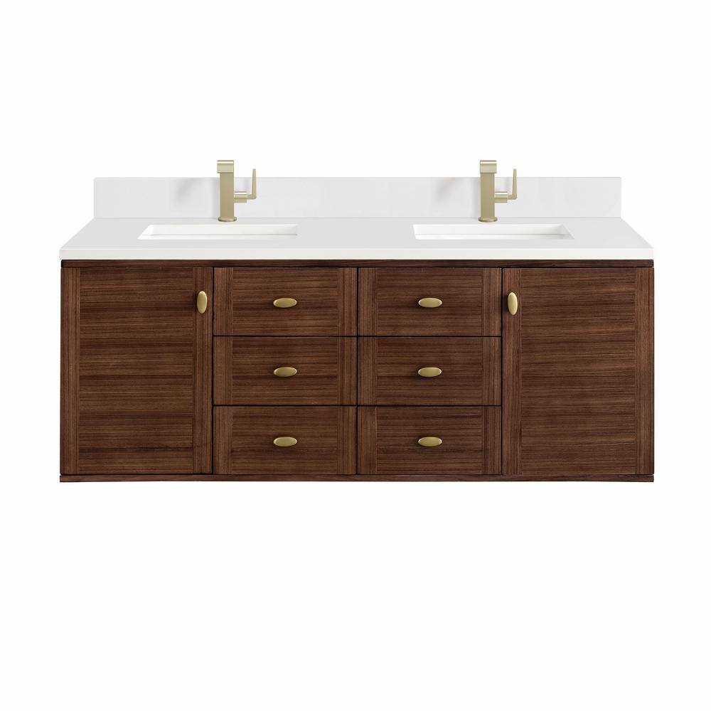 James Martin Vanities Amberly 60.0 in. W x 23.5 in. D x 34.7 in. H ...