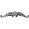 Ekena Millwork 9 in. x 2 in. x 5/8 in. Wings Center with Scrolls Onlay ...