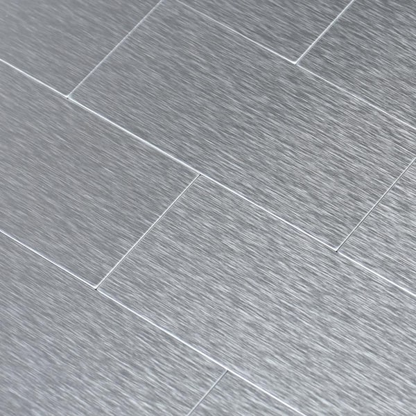 Brushed Metal Texture Tile