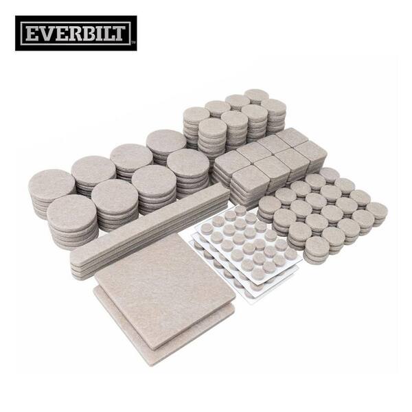 Reviews for Everbilt Assorted Beige Self Adhesive Round Felt Pads for ...