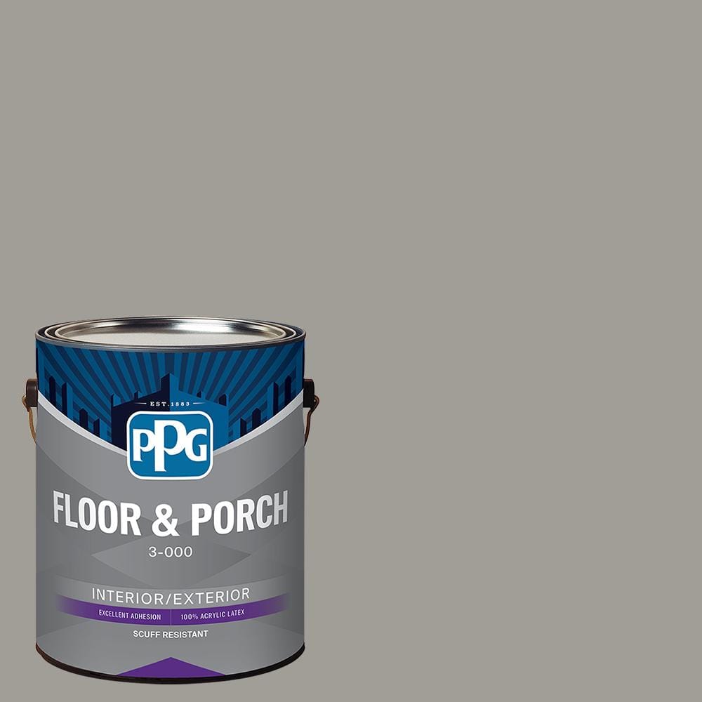 Reviews for PPG 1 gal. PPG0998-4 Shadowy Satin Interior/Exterior Floor ...