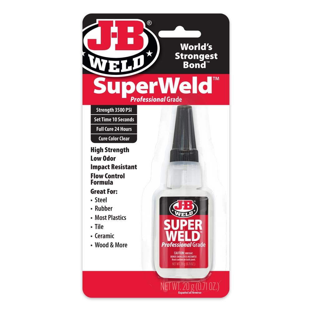 J-B Weld SuperWeld 20 G Instant Adhesive 33120 - The Home Depot