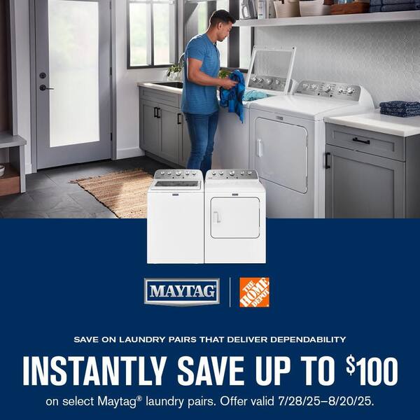 Maytag 7.0 cu. ft. Vented Electric Dryer in White MED4500MW - The Home ...