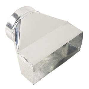 Master Flow 12 in. x 4 in. to 6 in. 90-Degree Register Box 90RB12X4X6