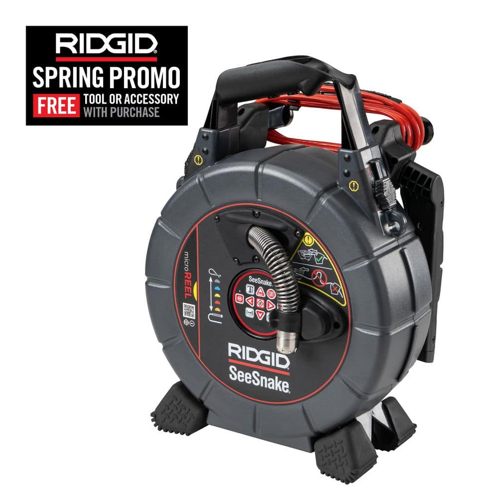 RIDGID SeeSnake CA-350 MicroReel Drain Snake Video/Sewer Camera ...