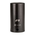 Husky 1/2 in. Drive 24 mm 6-Point Deep Impact Socket H2DDPIMP24MM