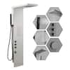 BWE 1-Jet Rainfall Shower Tower Shower Panel System with Rainfall ...