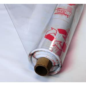 Vinyl-It 4-1/2 ft. x 75 ft. Clear 8 mil Plastic Sheeting 10008 - The ...